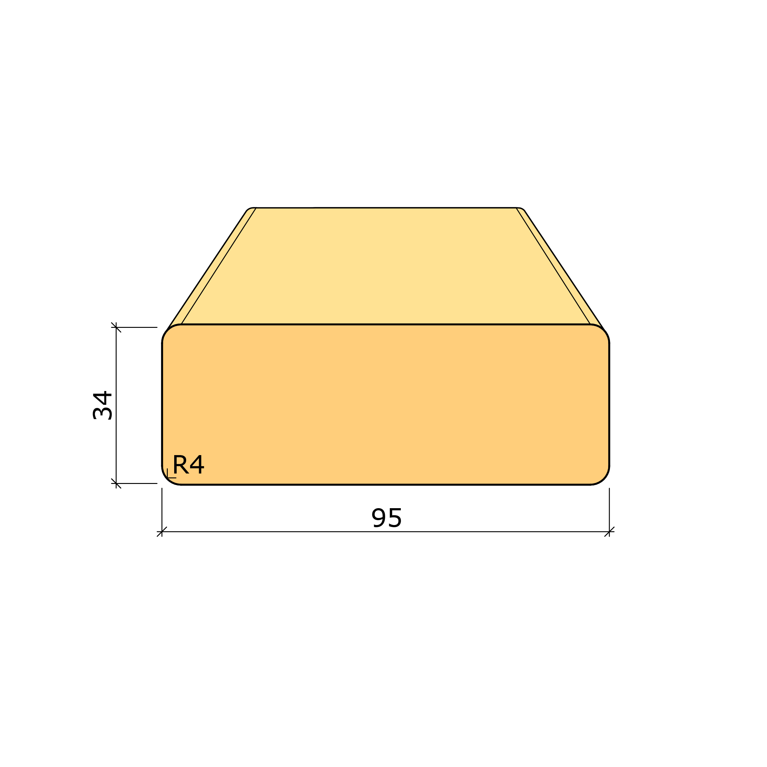 Träprodukter - Trall VI+ 34x95 Impregnerad NTR-AB Grön 5,1 m (Derome ...